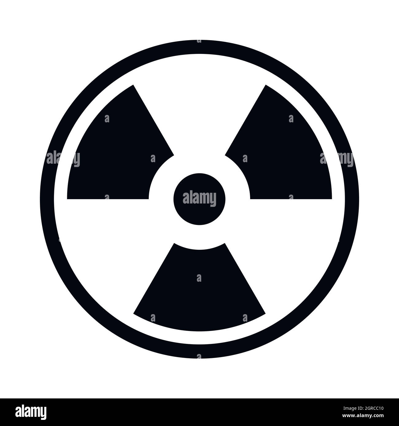 Danger nuclear icon, simple style Stock Vector Image & Art - Alamy