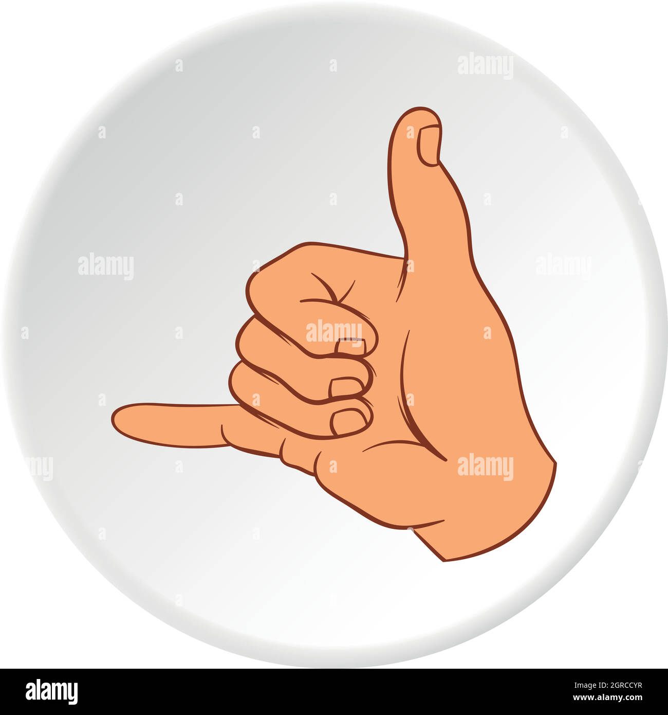 Surfing shaka hand sign hi-res stock photography and images - Alamy