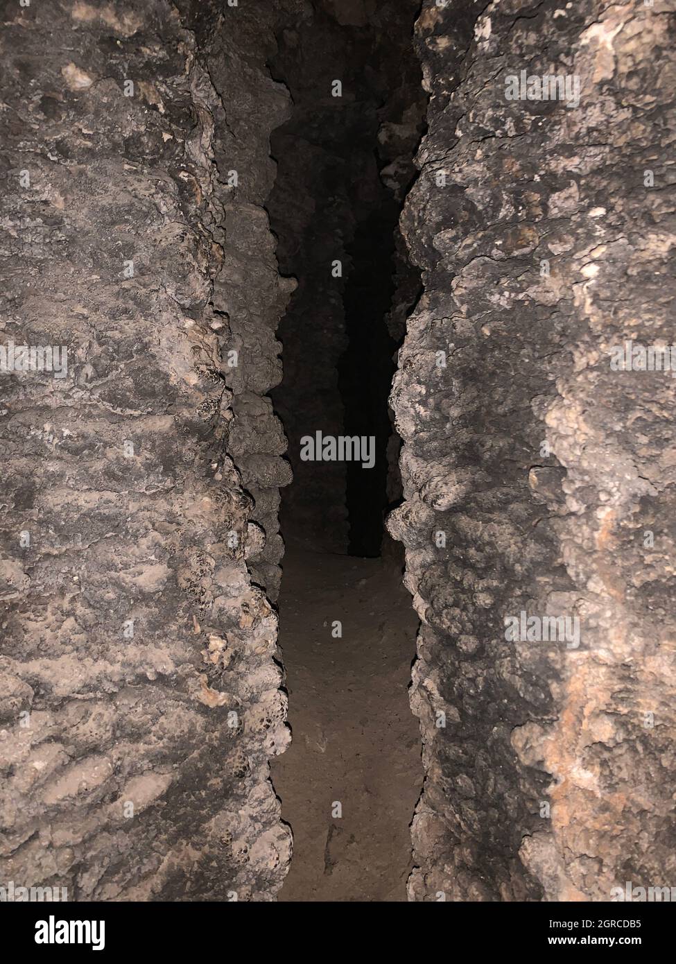 Dark and scary cave. Mistery Stock Photo - Alamy