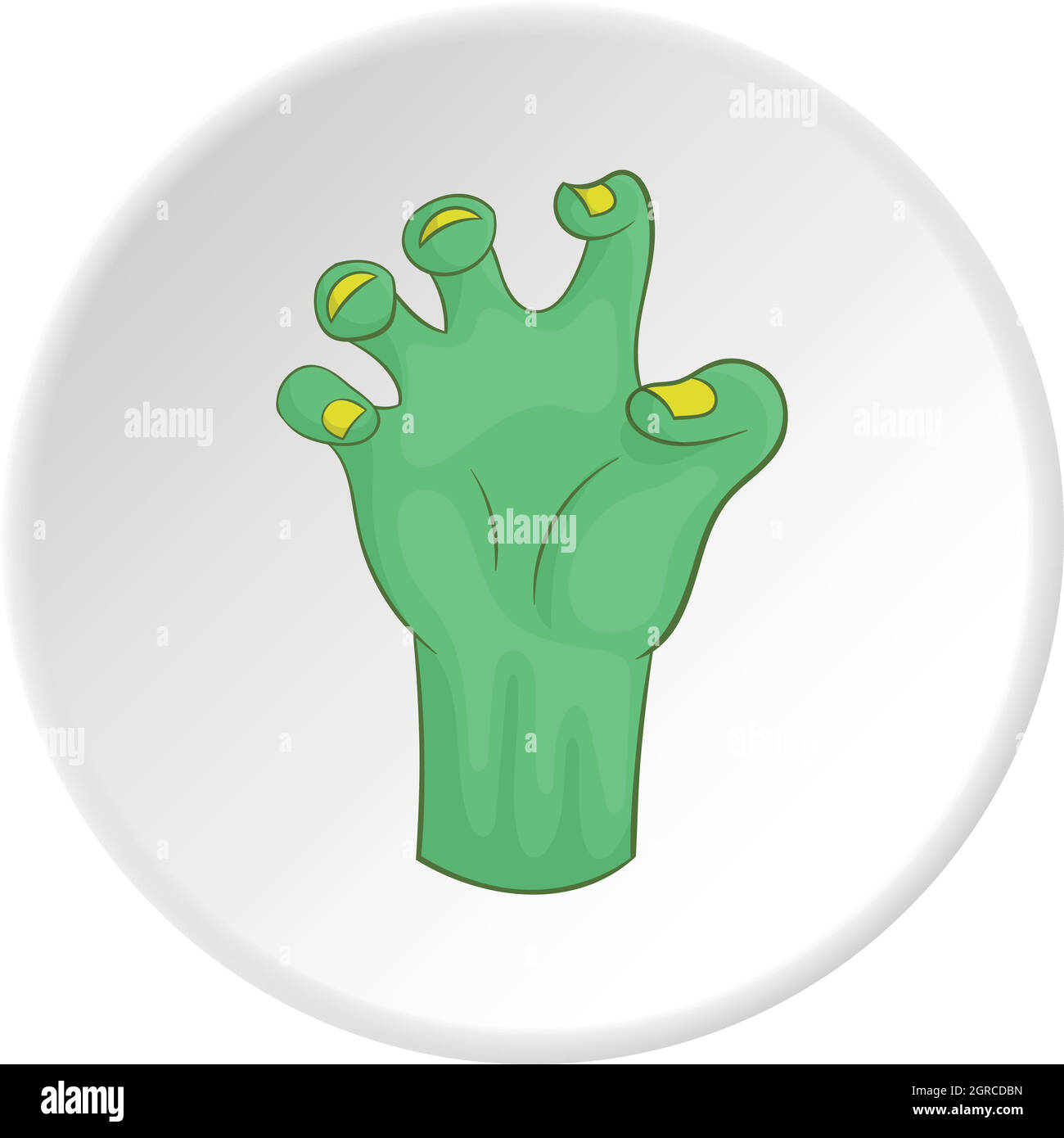 Zombie hand icon, cartoon style Stock Vector Image & Art - Alamy