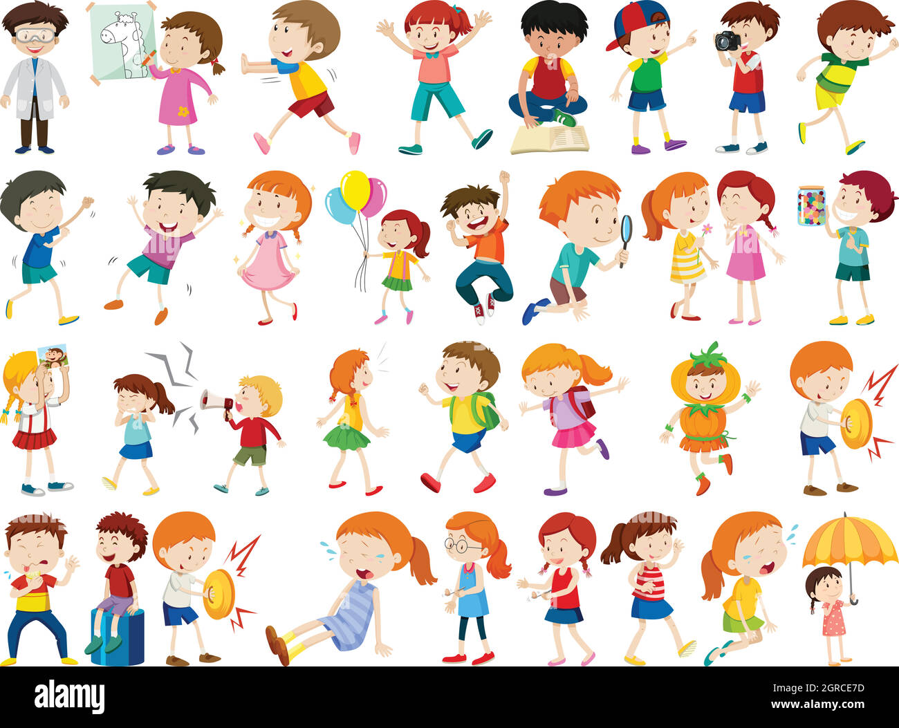 Boy student character isolated Stock Vector Images - Alamy