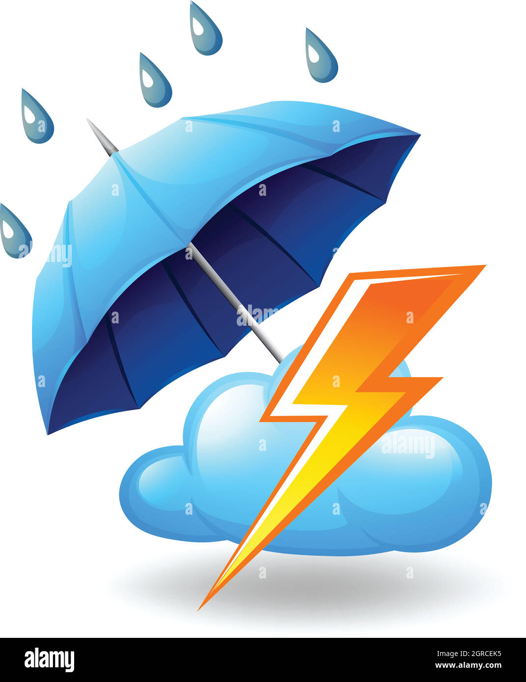 Stormy storm weather Cut Out Stock Images & Pictures - Alamy