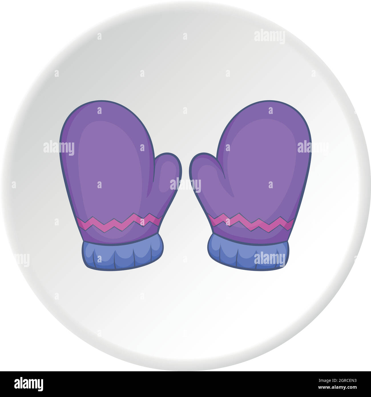 Mittens icon, cartoon style Stock Vector Image & Art - Alamy