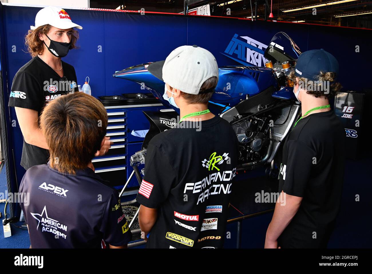 Austin, USA. 30th Sep, 2021. Press conference for MotoGP Red Bull Grand ...