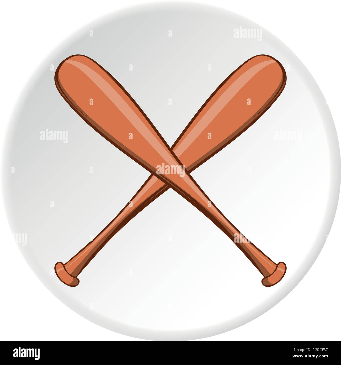 Baseball bat icon, cartoon style Stock Vector Image & Art - Alamy