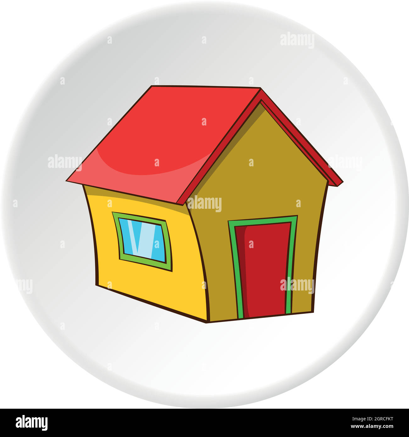 House with one window icon, cartoon style Stock Vector Image & Art - Alamy