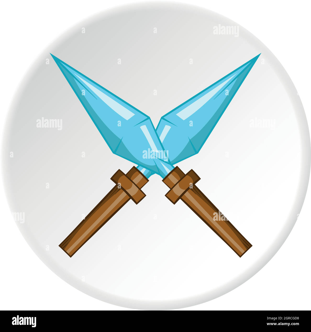 Blue spikes Stock Vector Images - Alamy