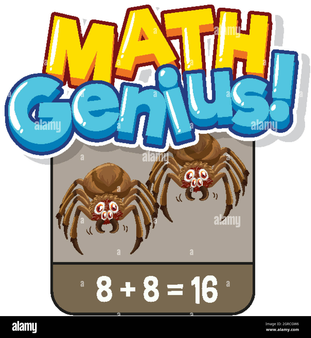 Math flashcard design for adding numbers Stock Vector Image & Art - Alamy