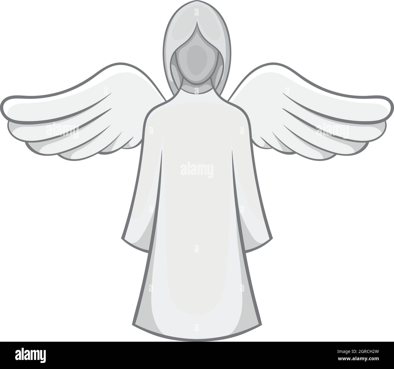 Angel icon, black monochrome style Stock Vector Image & Art - Alamy