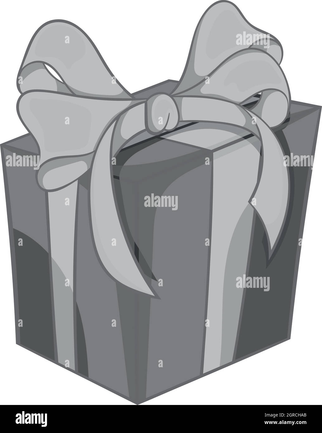 Small white gift box Stock Vector Images - Alamy