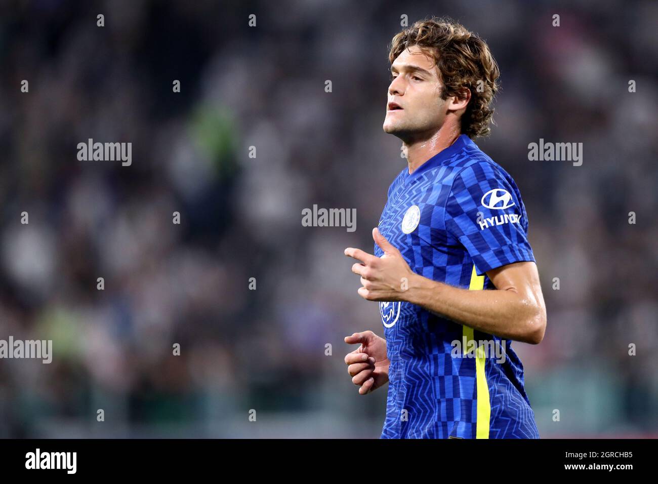 Marcos Alonso of Chelsea Fc looks on during the Uefa Champions League ...