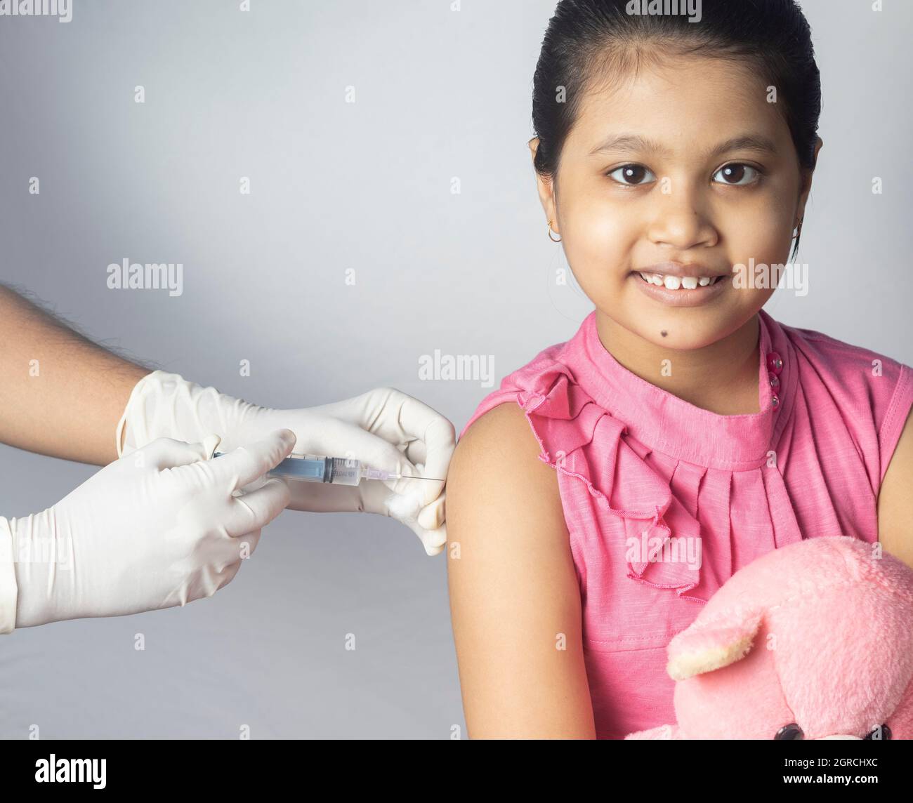 Child india injection hi-res stock photography and images - Alamy