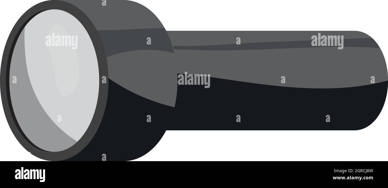 Flashlight icon, black monochrome style Stock Vector Image & Art - Alamy