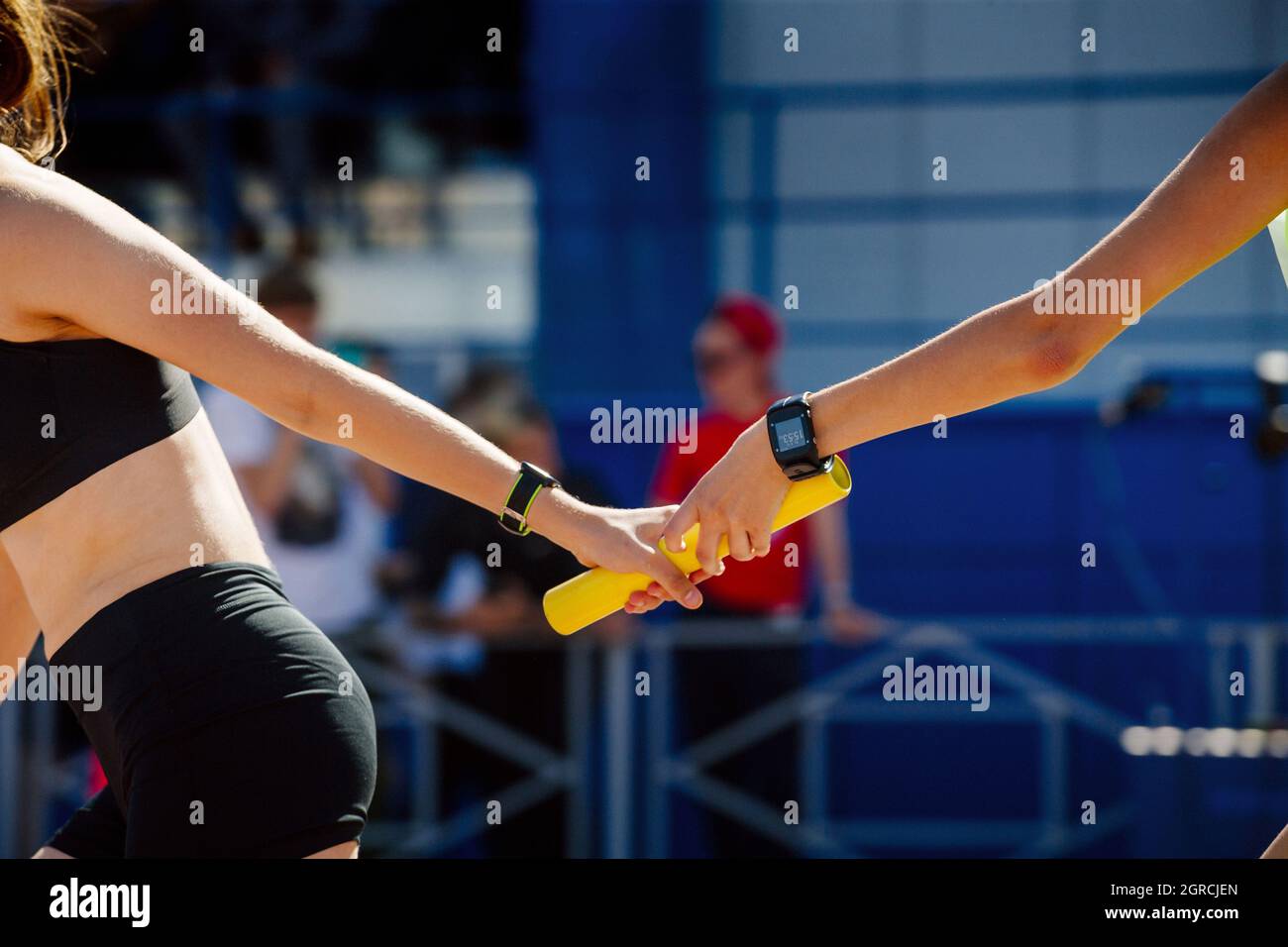 Women relay hi-res stock photography and images - Alamy