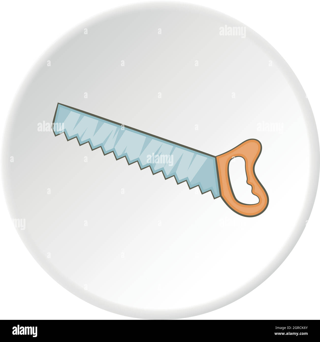 Wood saw icon, cartoon style Stock Vector Image & Art - Alamy