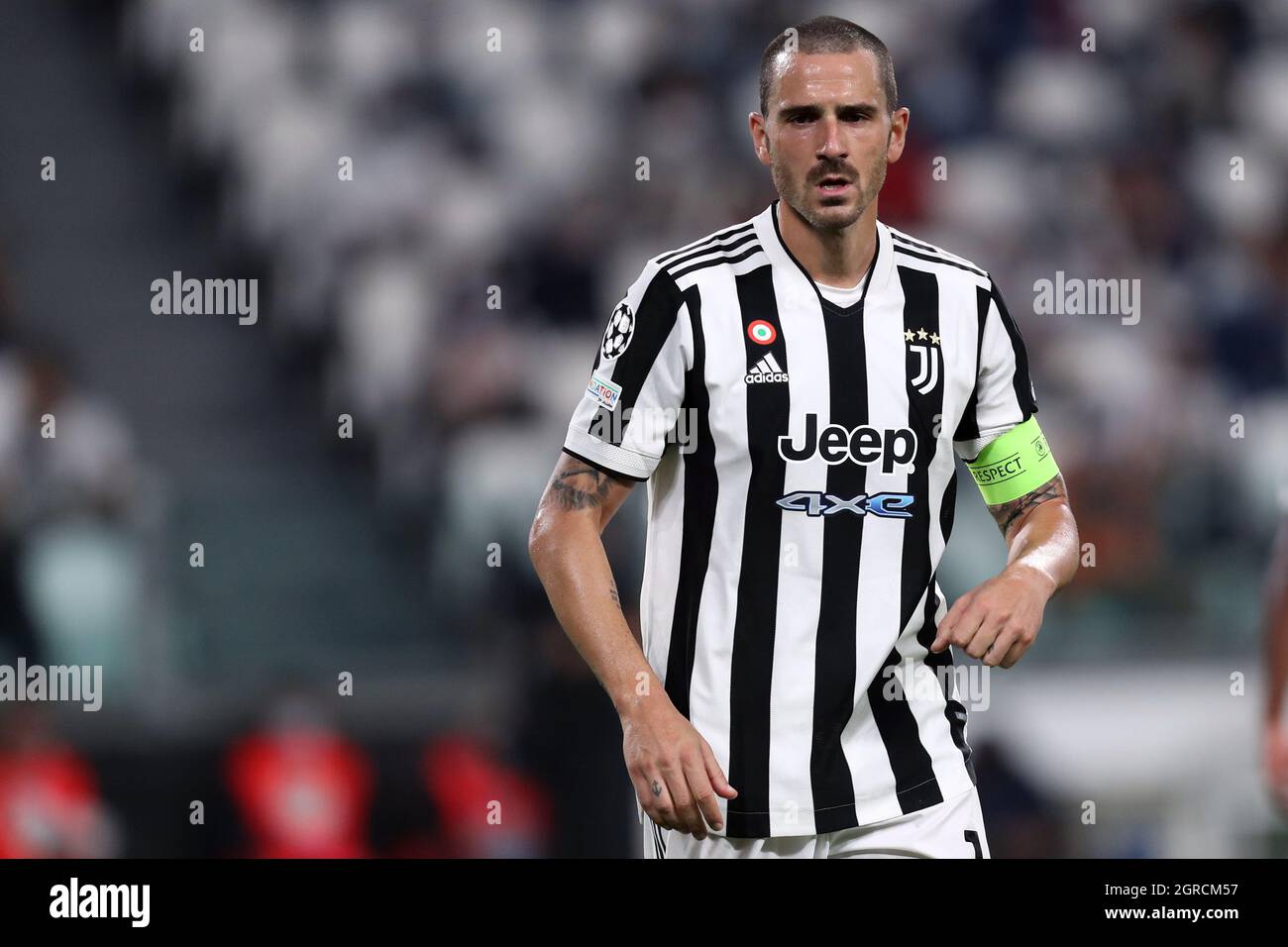 Leonardo Bonucci of Juventus Fc looks on during the Uefa Champions ...