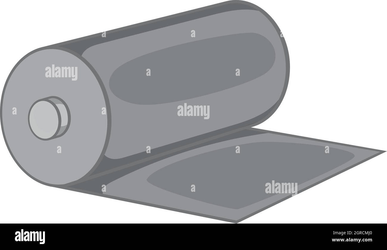 Fabric roll icon, black monochrome style Stock Vector Image & Art - Alamy