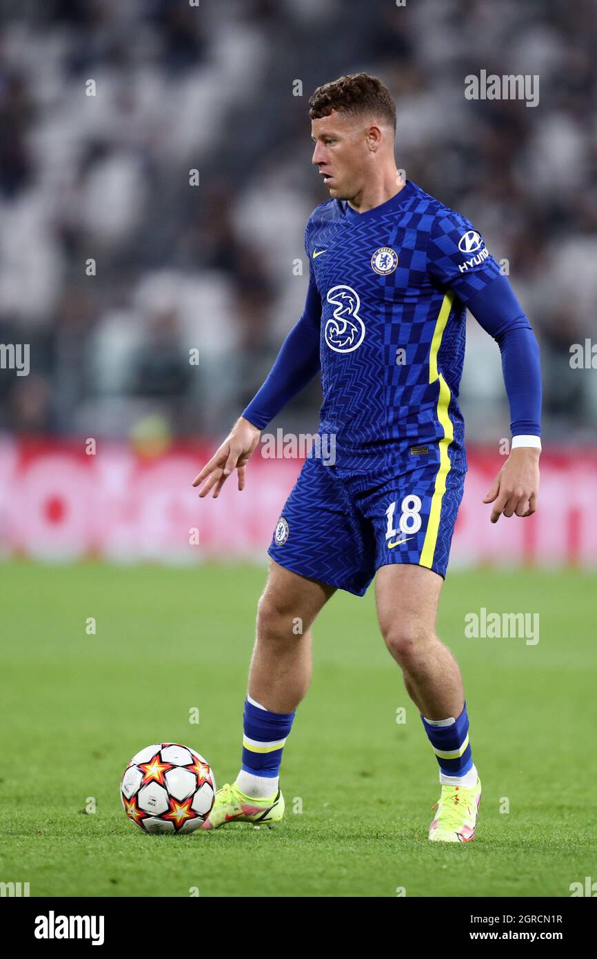 Ross Barkley of Chelsea Fc controls the ball during the Uefa Champions ...