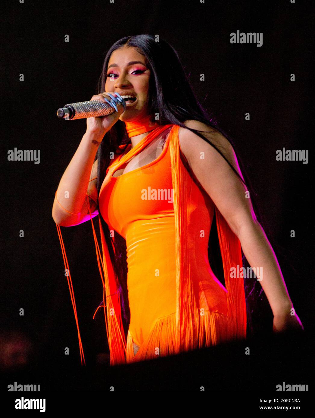 File photo dated 05/07/21 of Cardi B who has dismissed rumours she had ...