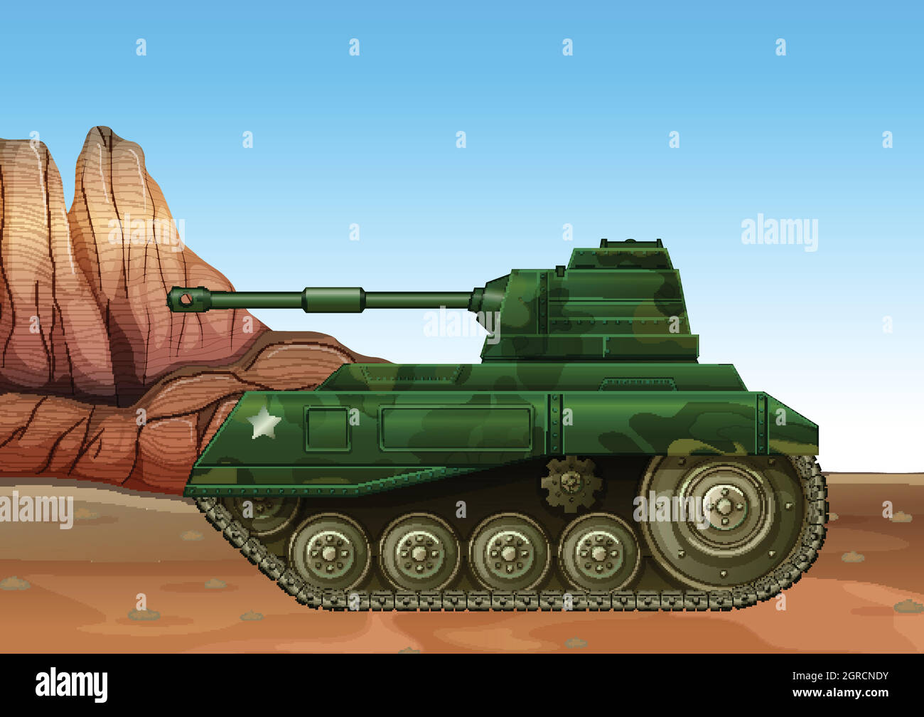 A military fighter tank Stock Vector Image & Art - Alamy