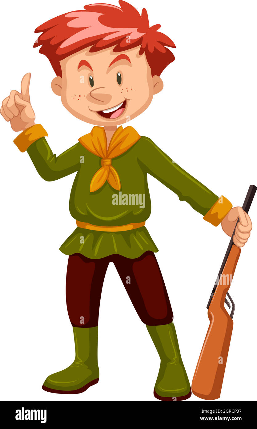 Man gun Stock Vector Images - Alamy
