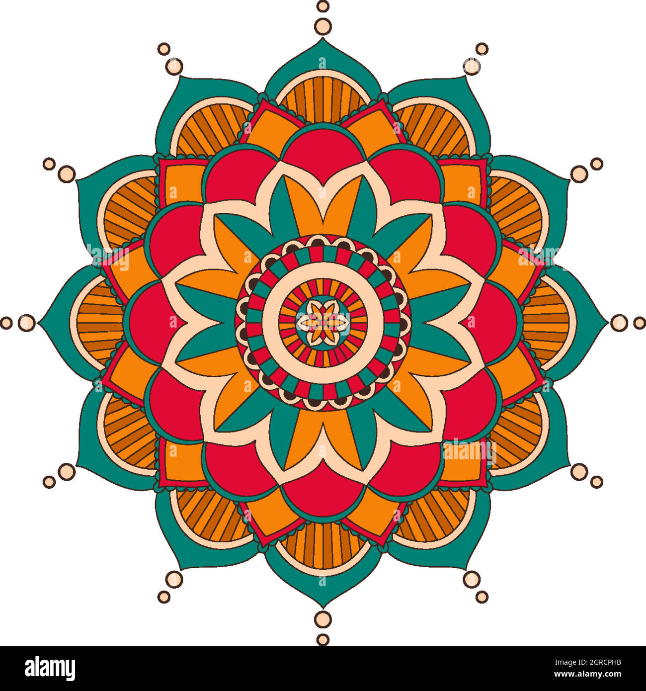 Background template with mandala pattern design Stock Vector Image ...