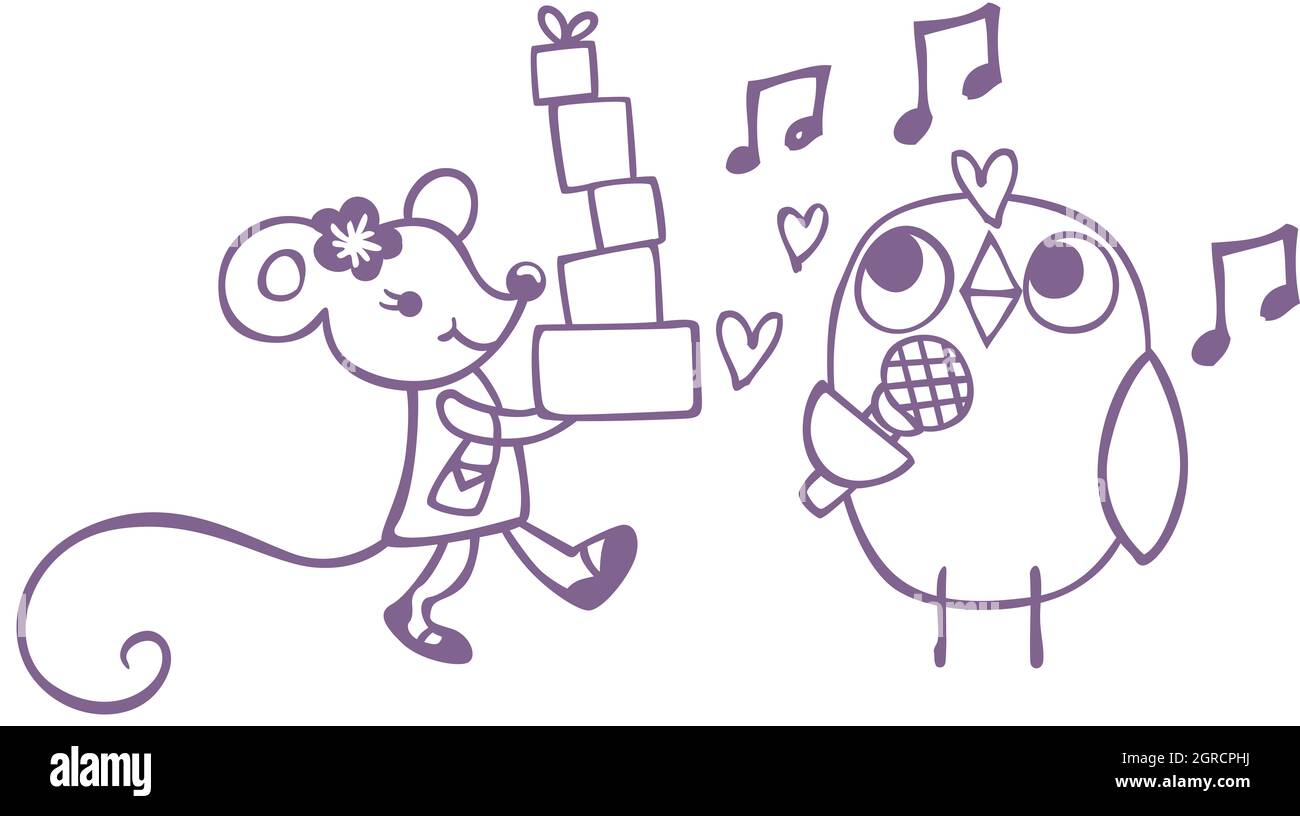 Happy birthday mouse hi-res stock photography and images - Alamy