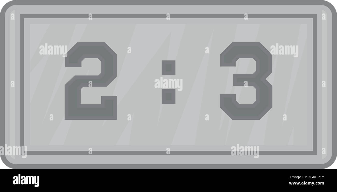 Football score icon, black monochrome style Stock Vector Image & Art ...