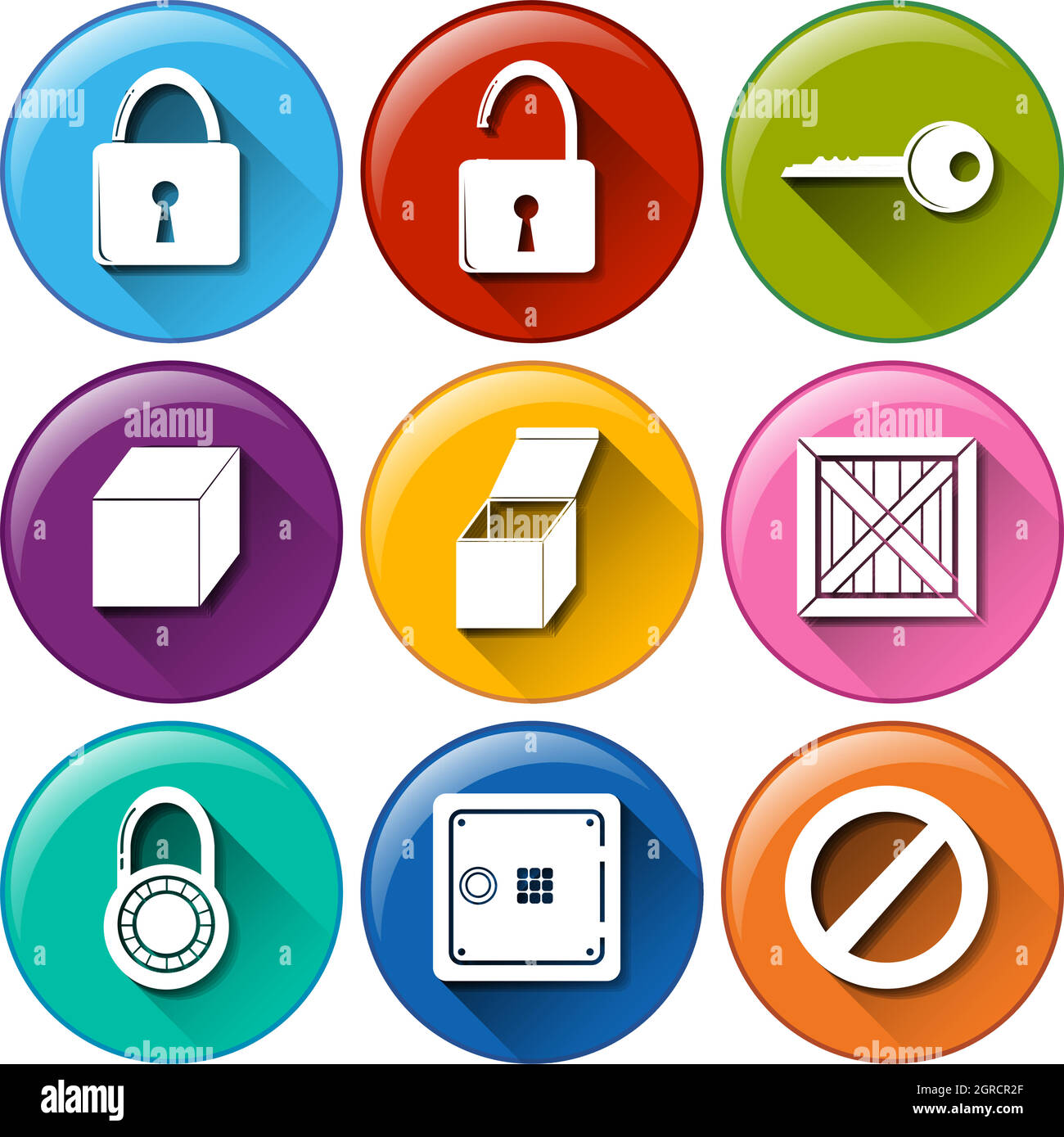 Locks Stock Vector Images - Alamy