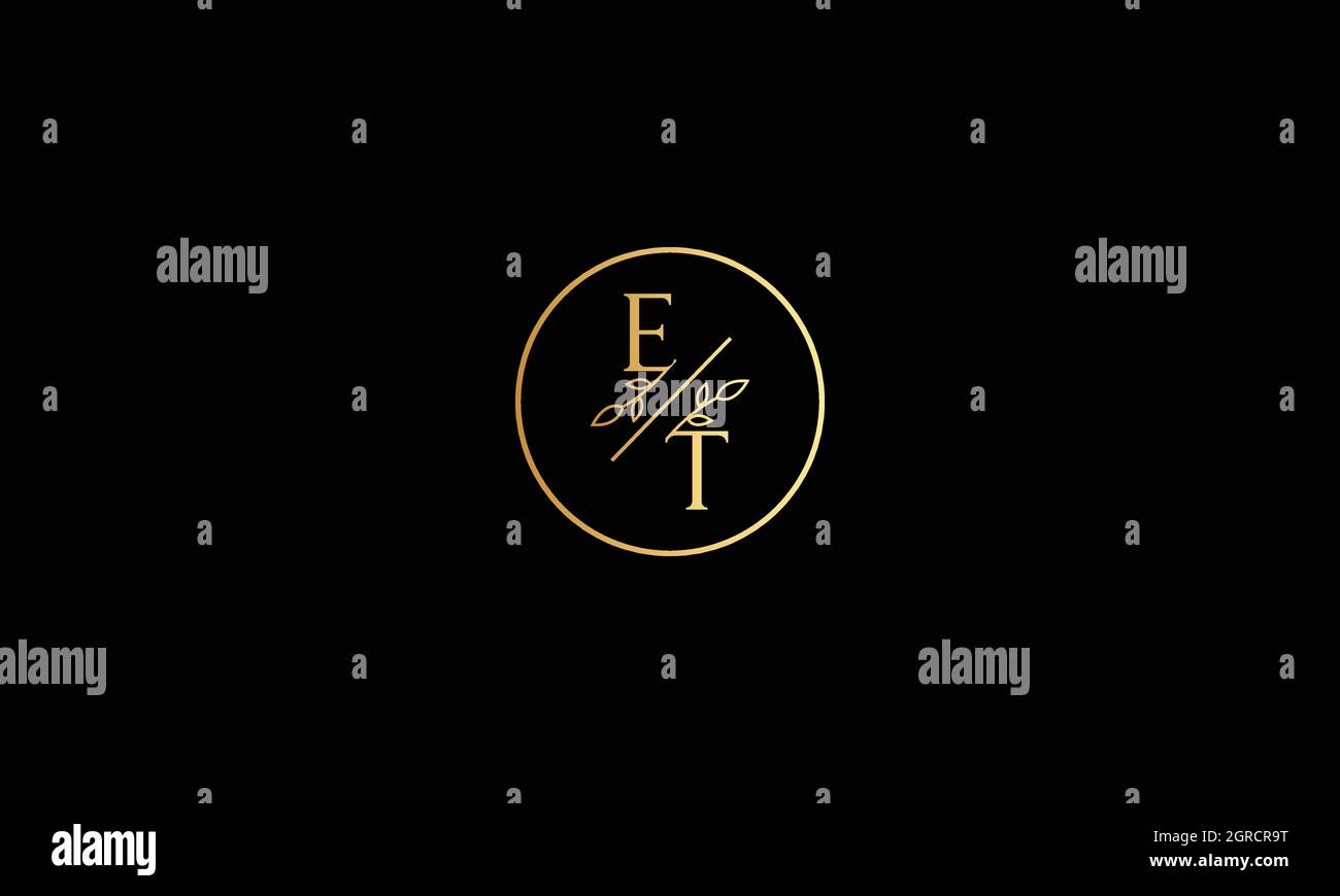 Gold flower frame design Stock Vector Images - Alamy