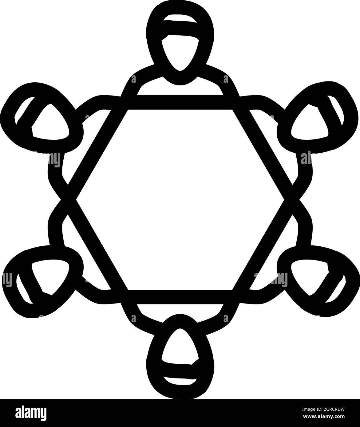 Conversation Table Icon Stock Vector Image & Art - Alamy