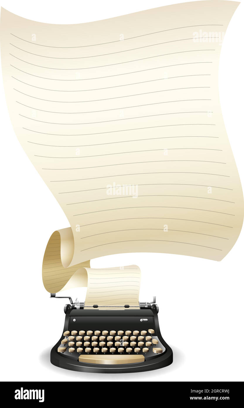 Typewriter clipart Cut Out Stock Images & Pictures - Alamy