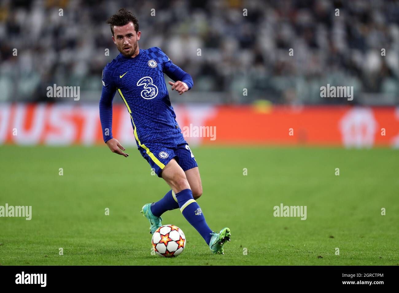 Ben Chilwell of Chelsea Fc in action during the Uefa Champions League Group H match between ...