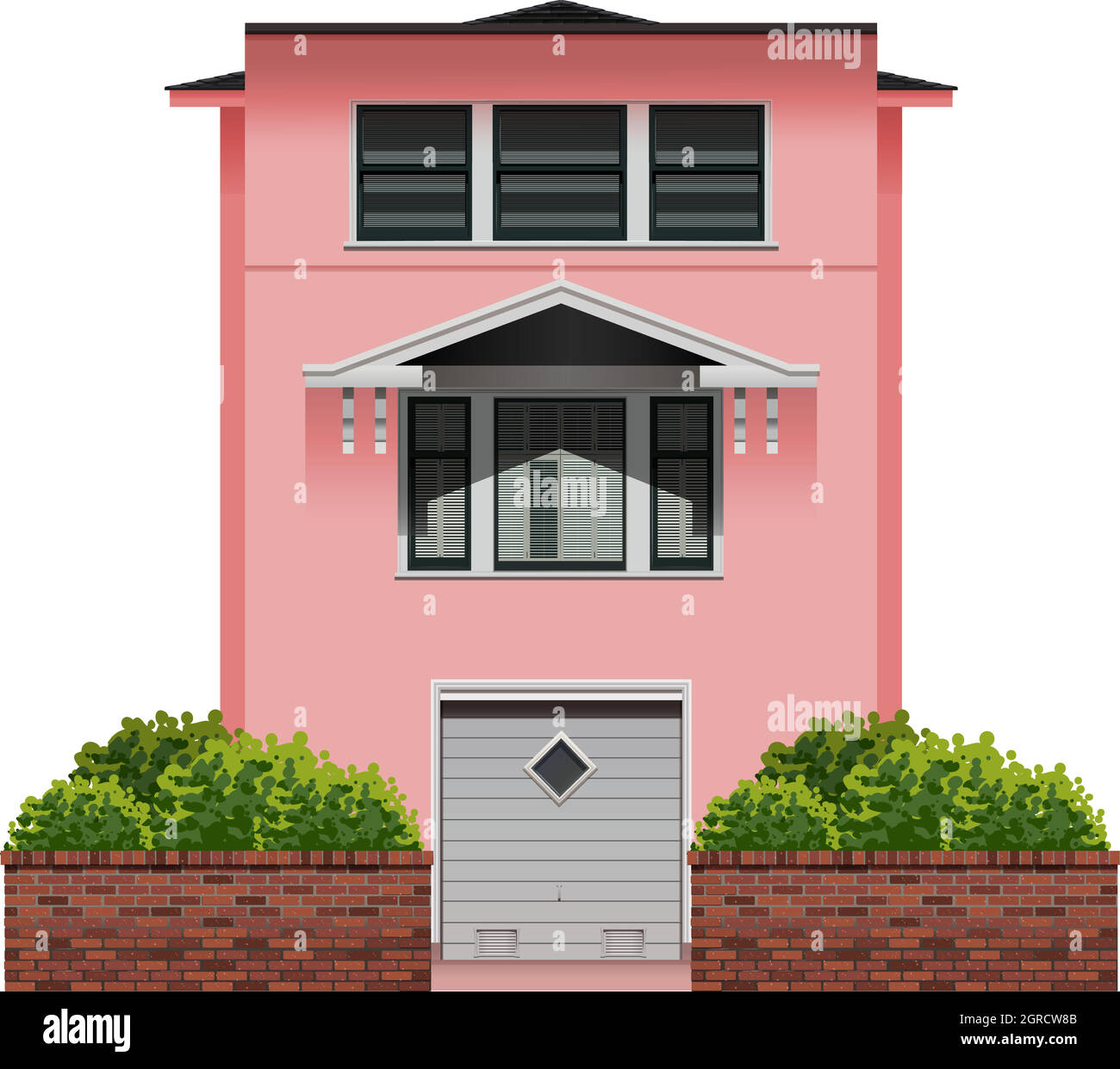 Structure pink architecture Stock Vector Images - Alamy