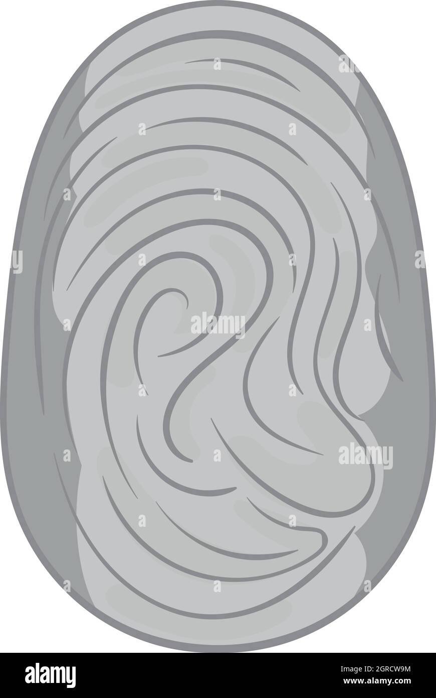 Fingerprint icon black fingerprint hi-res stock photography and images ...