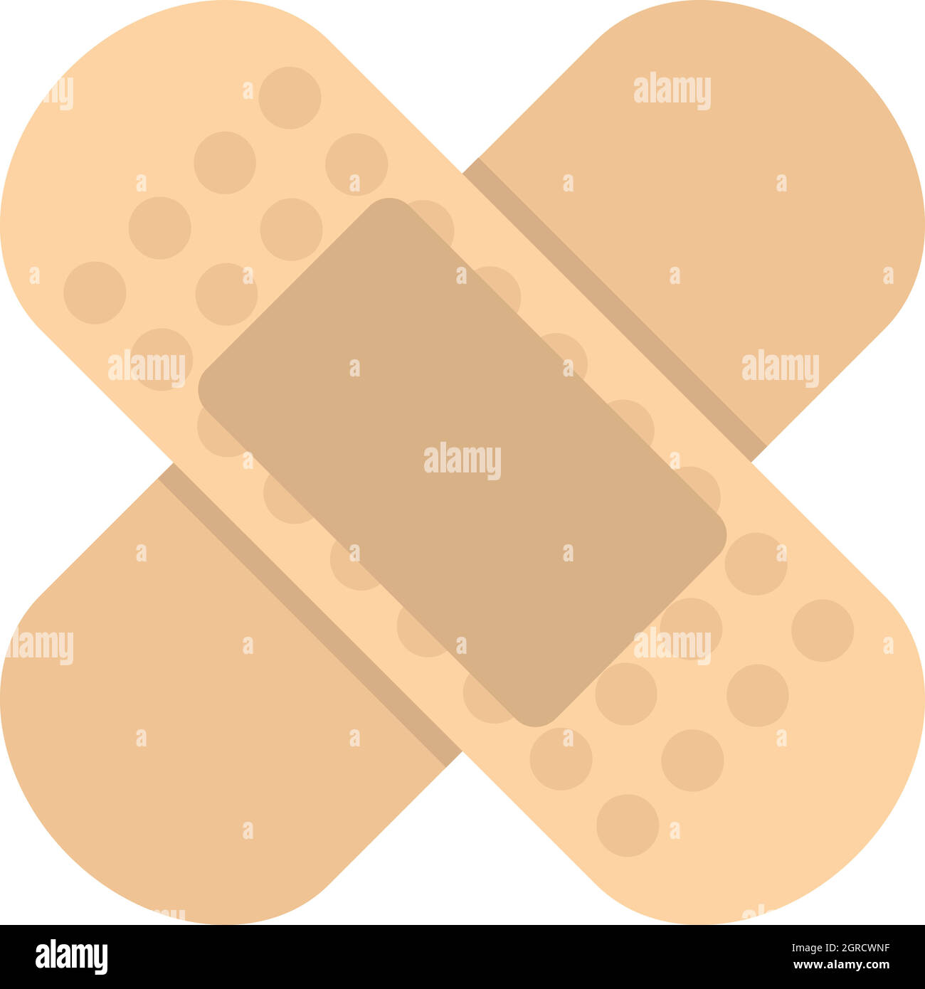 Medical plaster icon, flat style Stock Vector Image & Art - Alamy