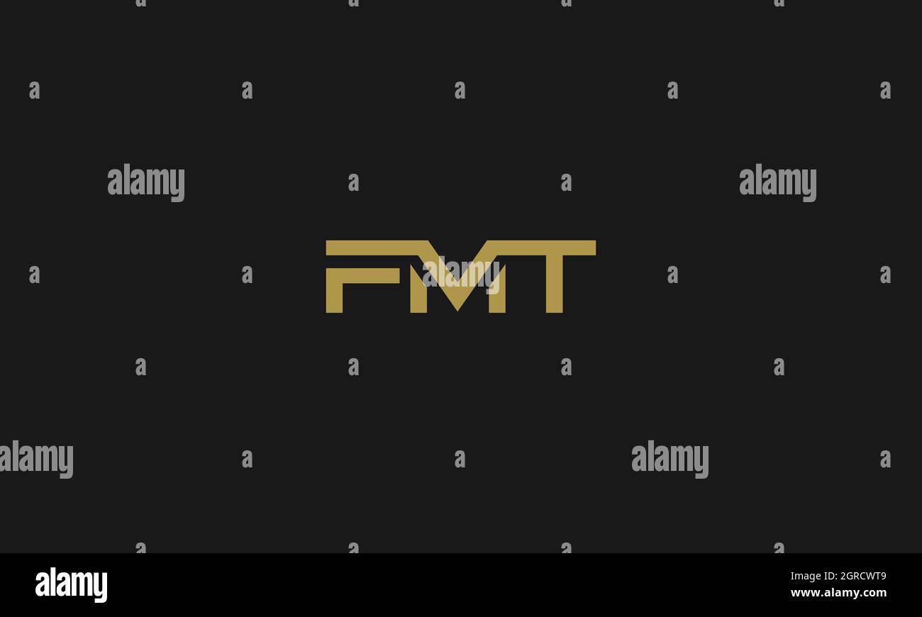 LETTERS FMT LOGO DESIGN WITH NEGATIVE SPACE EFFECT FOR ILLUSTRATION USE ...
