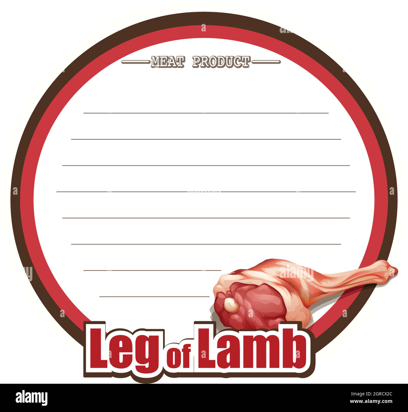 Raw chicken leg Stock Vector Images - Alamy