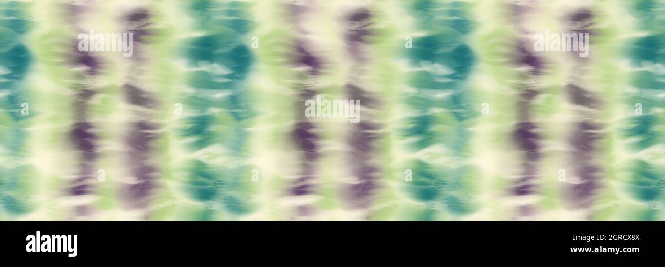 Seamless funky striped tie dye motif print border for surface design ...