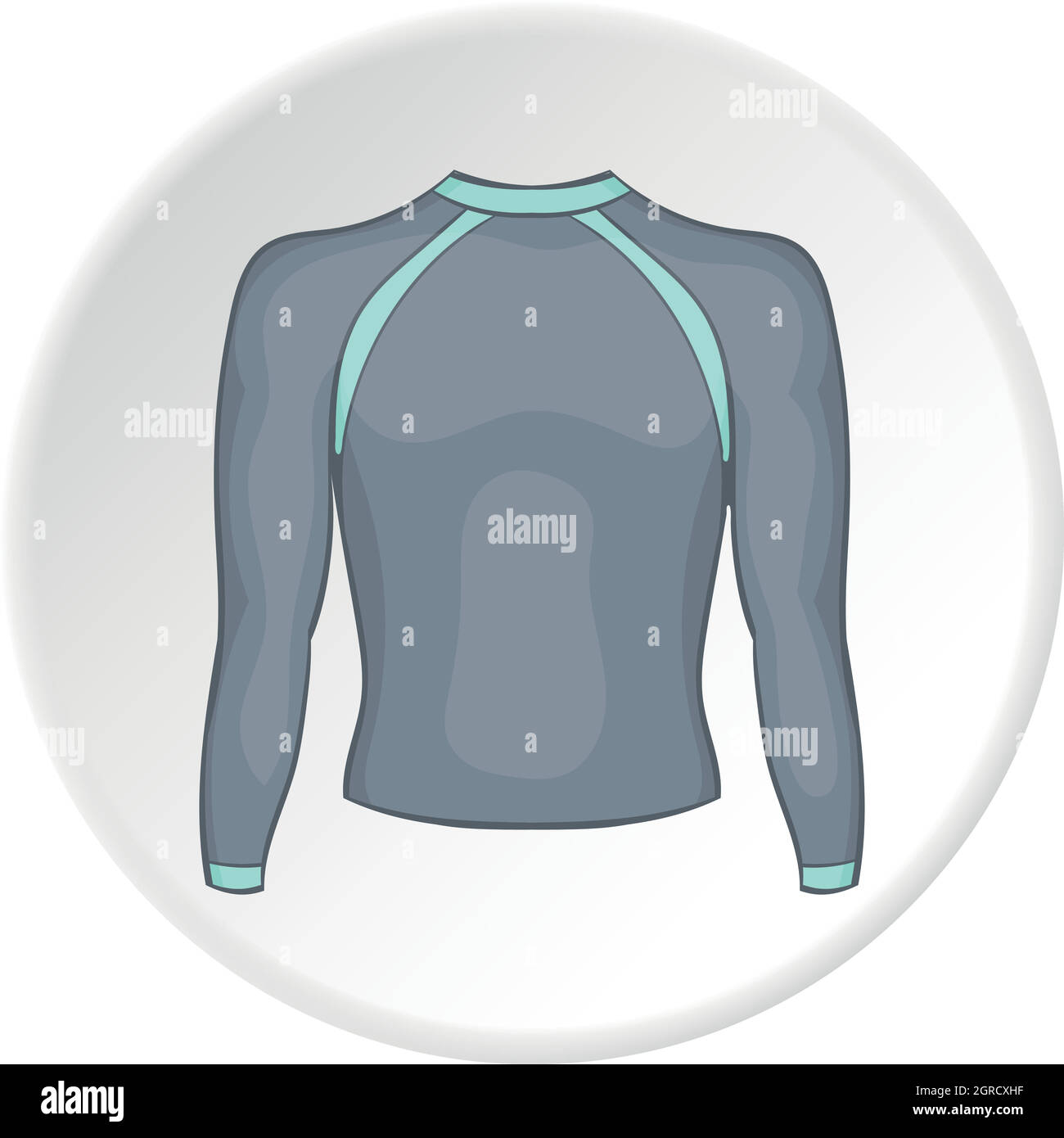 T-shirt long sleeve icon, cartoon style Stock Vector Image & Art - Alamy