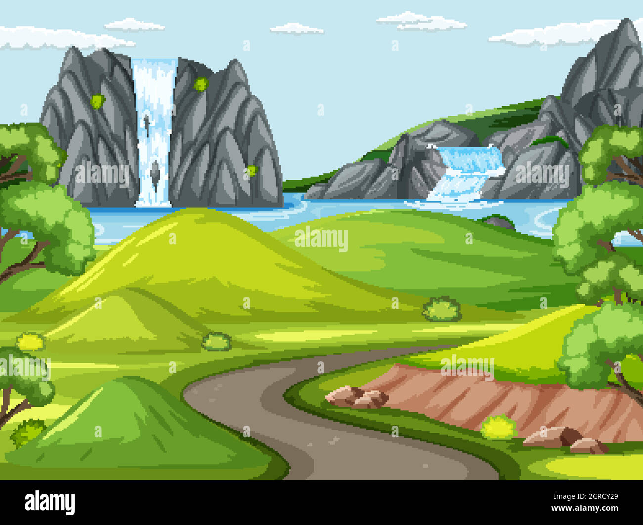 Mountain nature outdoor outside Stock Vector Images - Alamy