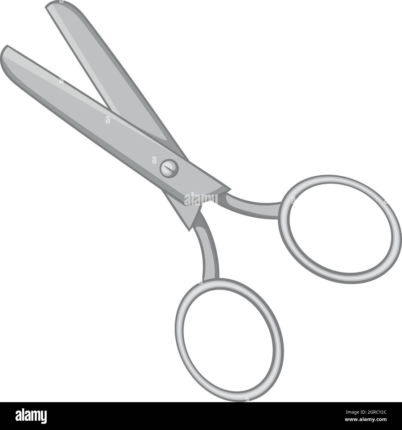 Scissors black white vector Stock Vector Images - Alamy