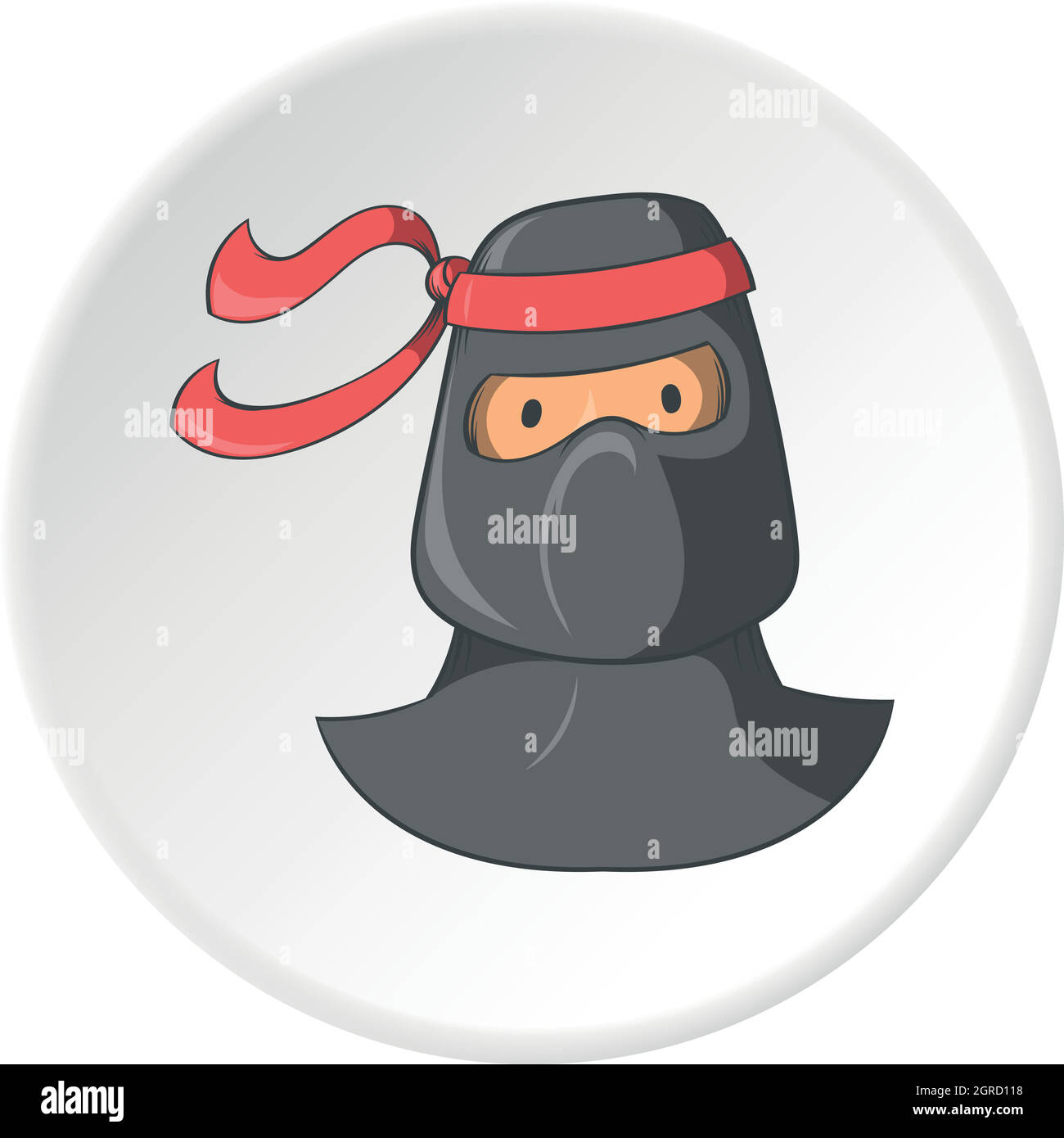 Ninja icon, cartoon style Stock Vector Image & Art - Alamy