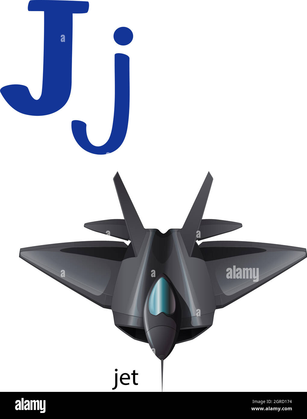 Big jetplane Stock Vector Images - Alamy