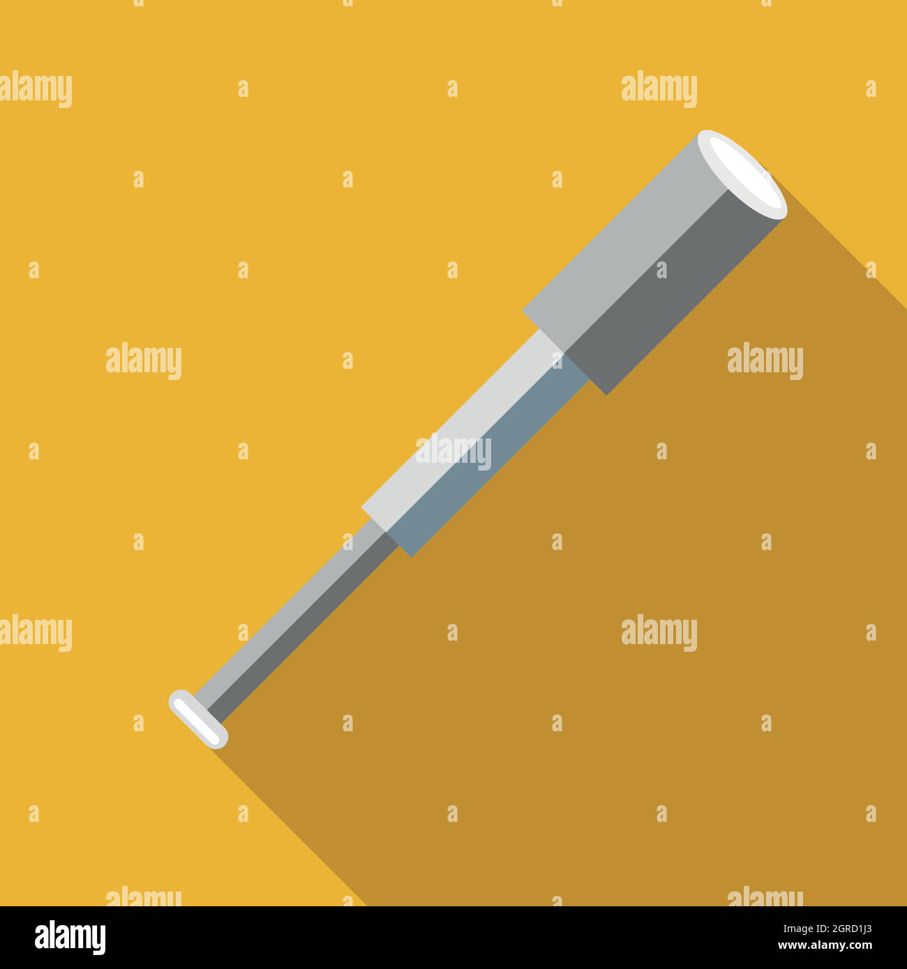 Flat web icon binocular Stock Vector Images - Alamy