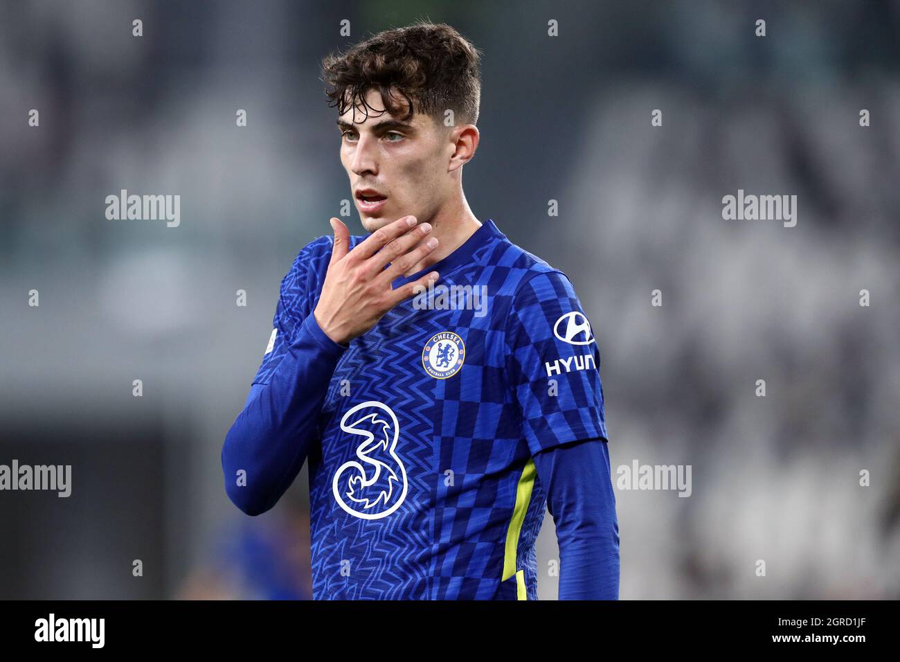 Kai Havertz of Chelsea Fc looks on during the Uefa Champions League ...