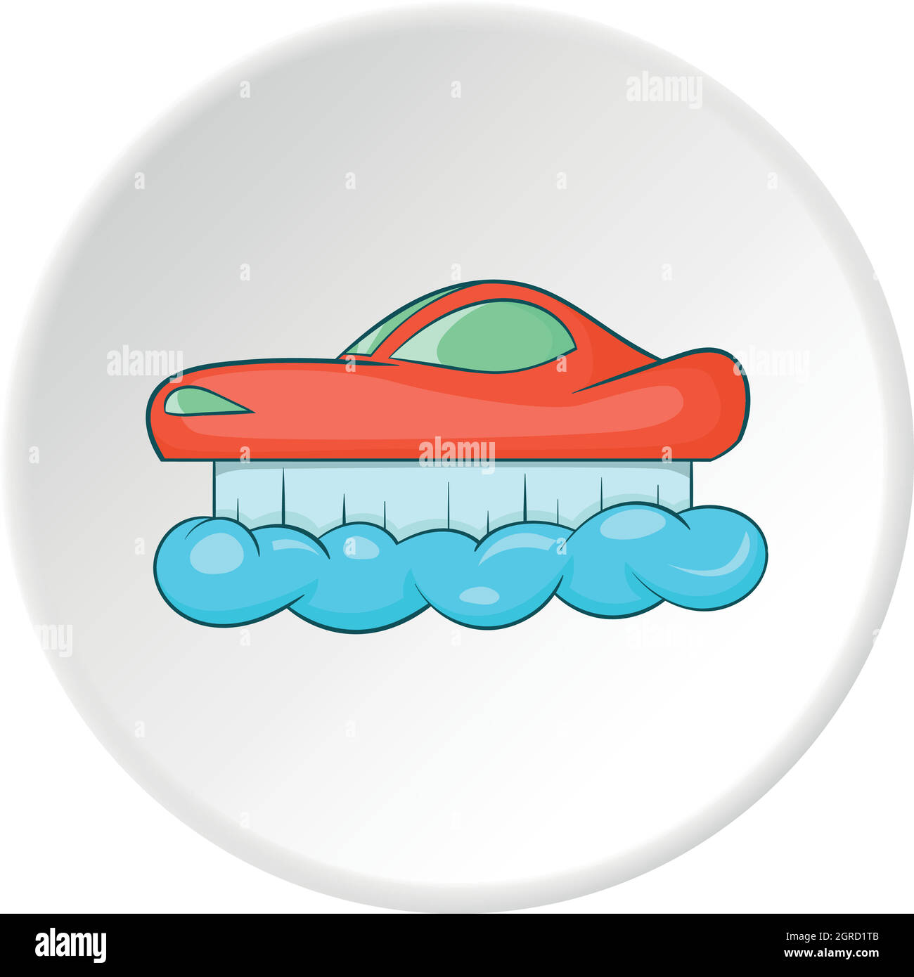 Flying machine future icon, cartoon style Stock Vector Image & Art - Alamy