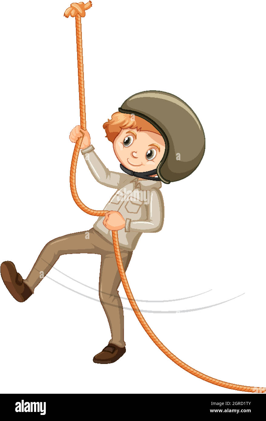 Boy in helmet on Stock Vector Images - Alamy