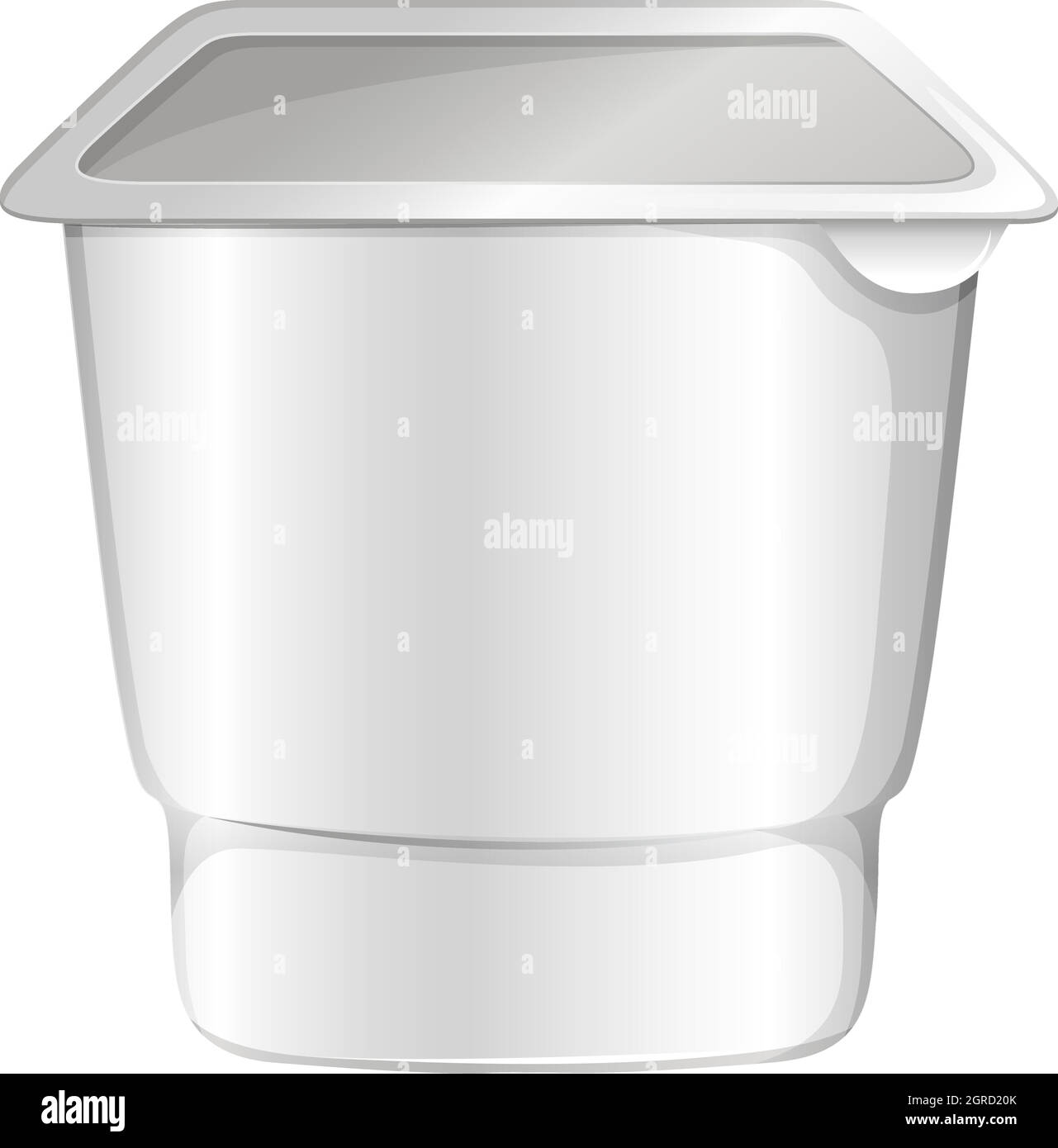 Fresh yogurt package cartoon Stock Vector Images - Alamy