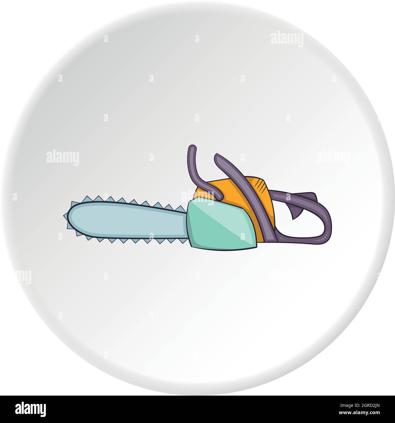 Chainsaw icon hi-res stock photography and images - Alamy